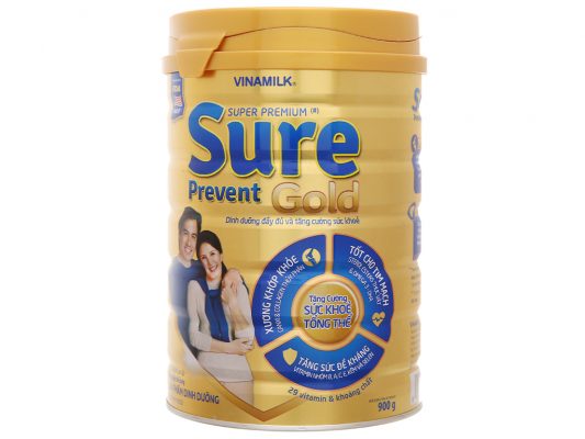 Sữa bột Vinamilk Sure Prevent 900g ( Mẫu Mới Gold ) - Nhà phân phối ...